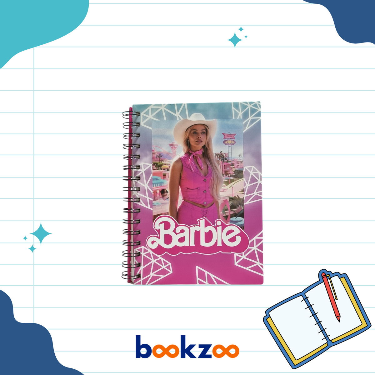 Buy Barbie - Medium sized spiral diary at online bookstore bookzoo.in ...