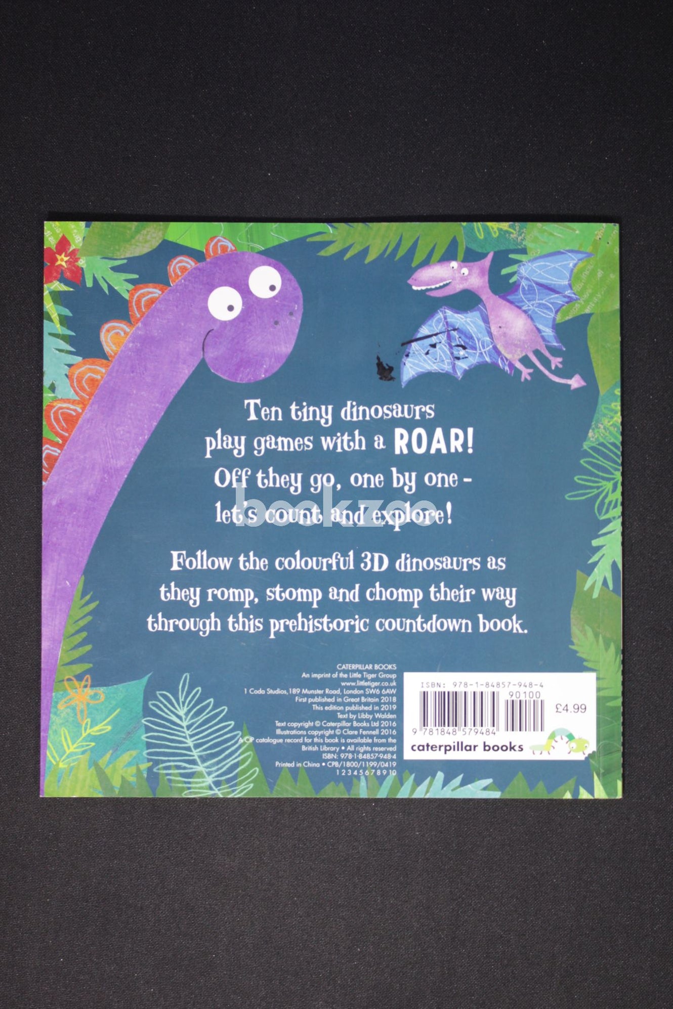 Buy Ten Tiny Dinosaurs by Caterpillar Books at Online bookstore bookzoo ...