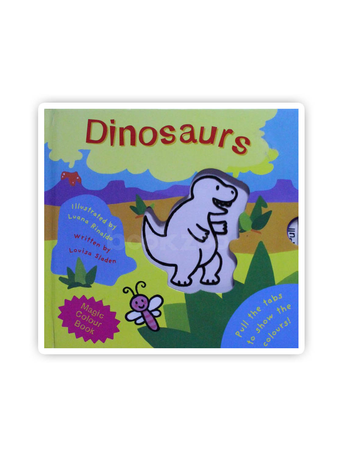 Buy Dinosaurs Magic Colour Book by Louisa Sladen at Online bookstore ...
