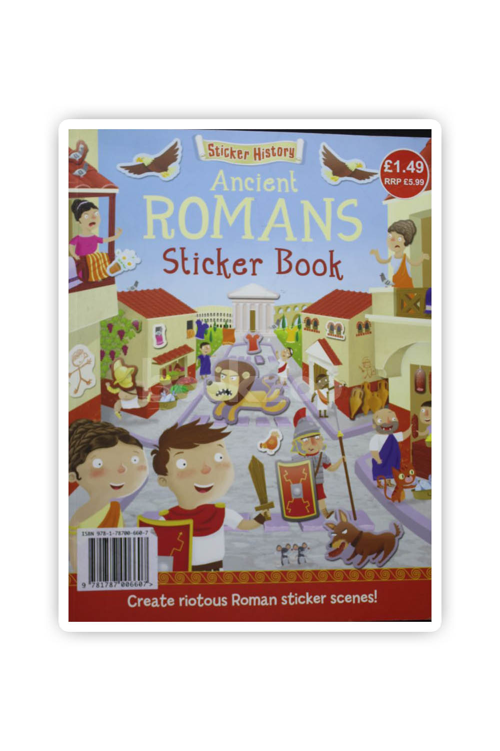 Buy Sticker Histories Romans by Hinkler Books at Online bookstore ...