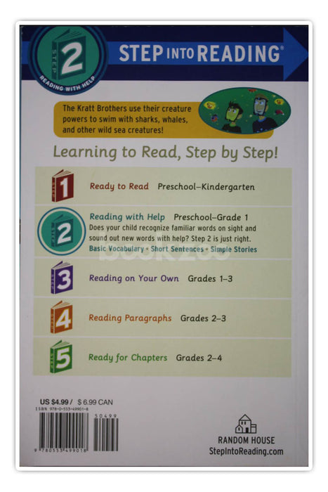 Buy Step into reading-Wild Sea Creatures: Sharks, Whales and Dolphins!-Level 2 by Chris Kratt ...
