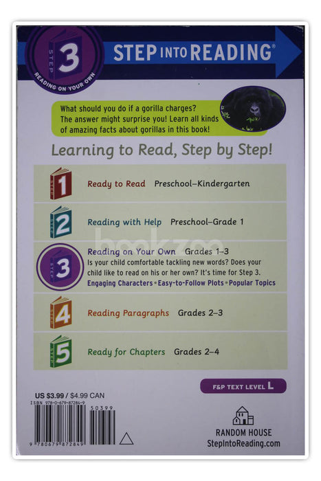 Buy Step into reading-Gorillas: Gentle Giants of the Forest-Level 3 by ...