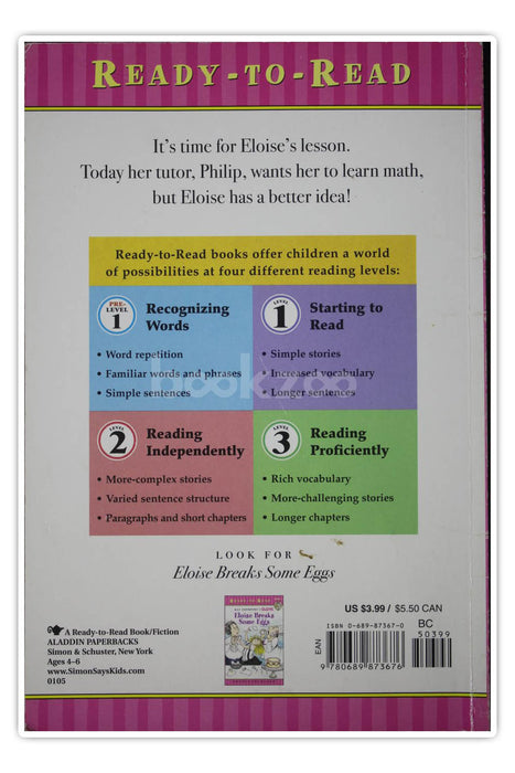 Buy Ready to read-Eloise Has a Lesson-Level 1 by Margaret McNamara, Kay Thompson at Online ...