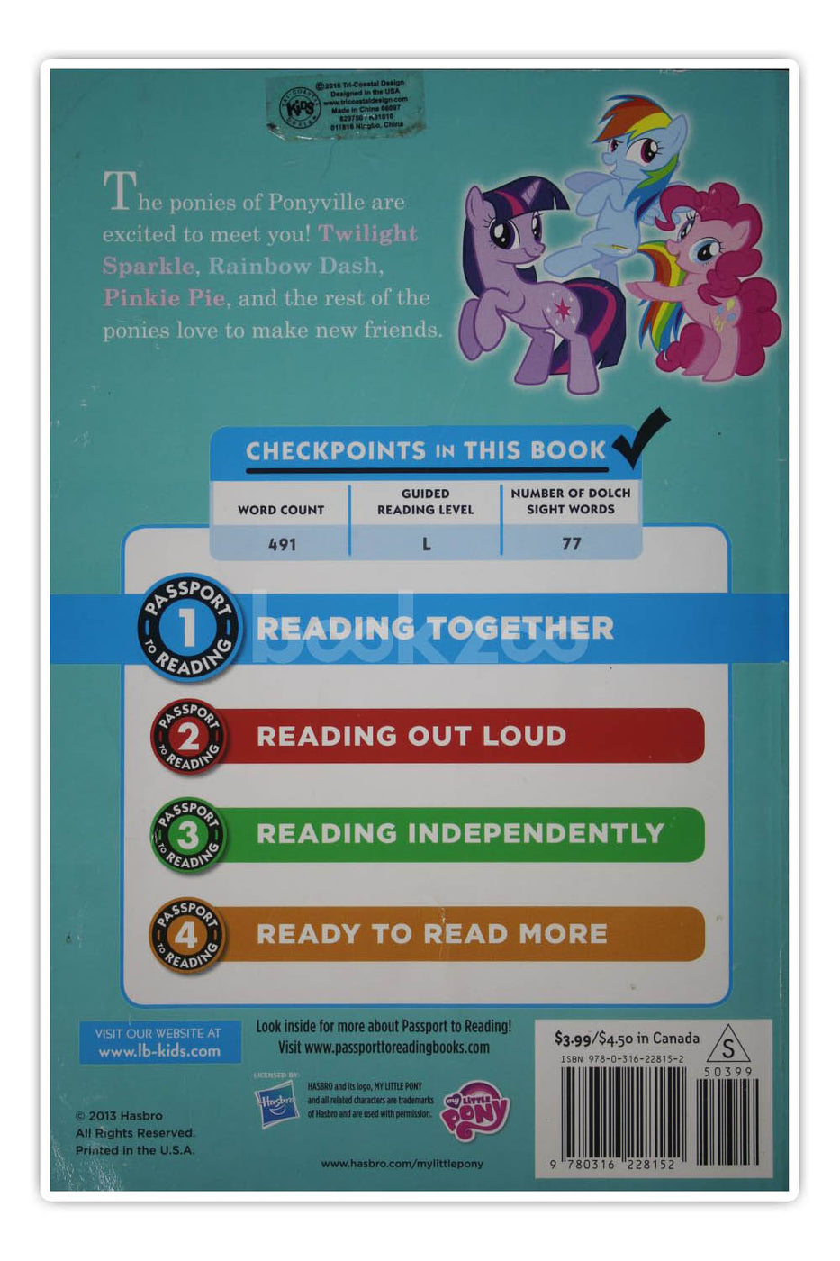 Buy Passport to reading-My little pony-Meet the ponies of ponyville ...