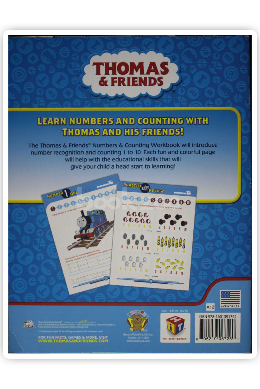 Buy Thomas & Friends Numbers and Counting Workbook by Bendon at Online bookstore bookzoo.in ...