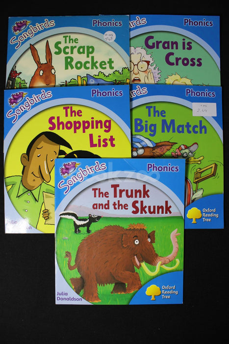 Buy Oxford Reading tree Phonics Songbirds Stage 3 Set of 5 Books at ...