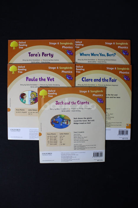 Buy Oxford Reading tree Phonics Songbirds Stage 6 Set of 5 Books at ...
